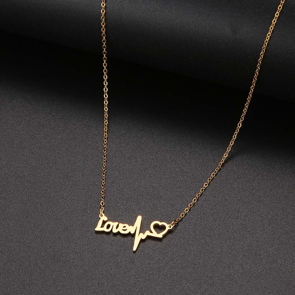 LOVE Heartbeat Necklaces
